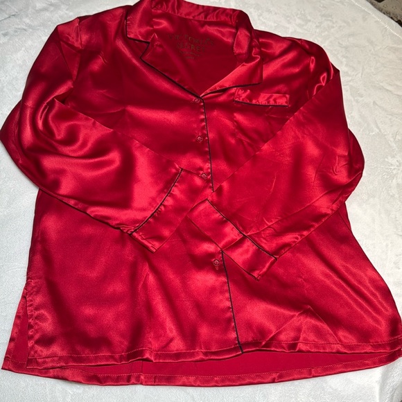 Intimates & Sleepwear | Victoria Secret Silk Pajama Topsmall | Poshmark
